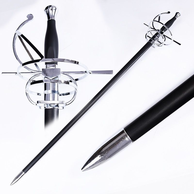【Metal】Long Western style command sword ceremonial sword stage ...