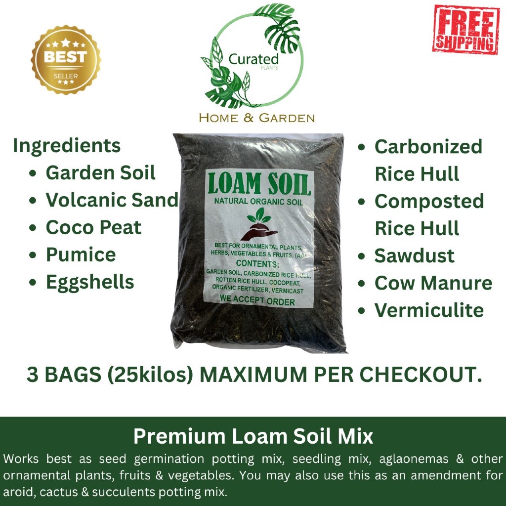 Premium Organic Loam Soil: Big Bag 1 Kilo Bag (Approx) / 5 Kilo Bag ...