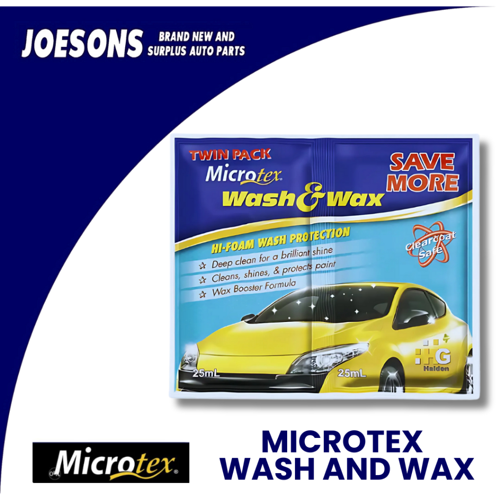 Microtex Wash and Wax Twin Pack 25ml | Shopee Philippines