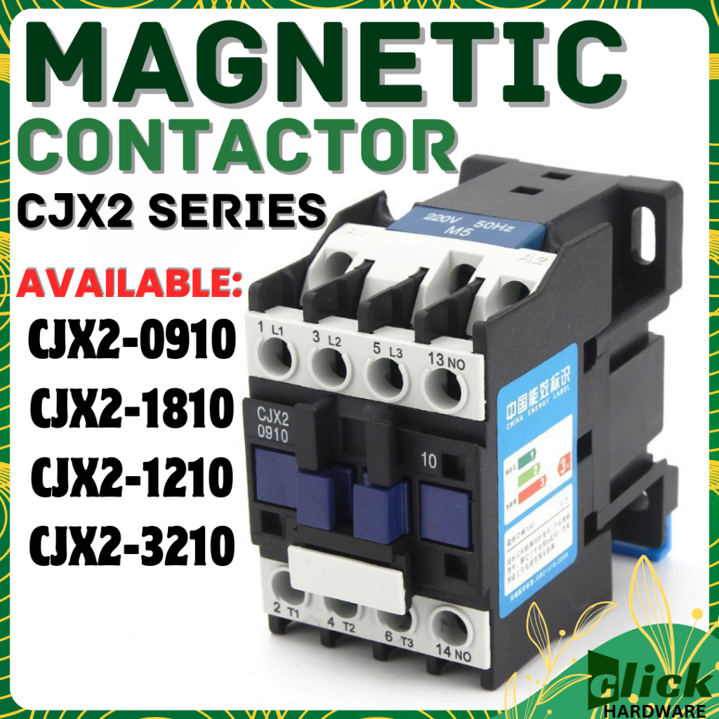 CJX2 Series AC Magnetic Contactor 0910 1210 1810 3210 Click Hardware | Shopee Philippines