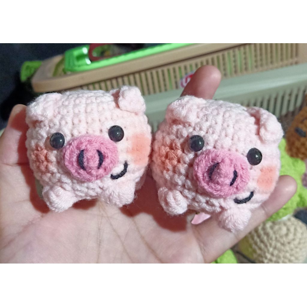 pig keychain crochet | Shopee Philippines