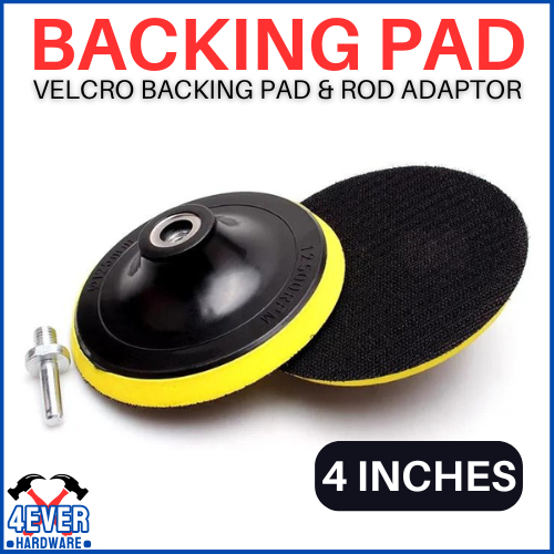 4 inch/100mm Polishing Pad Buffing Wheel Backing Pad Drill Adapter ...