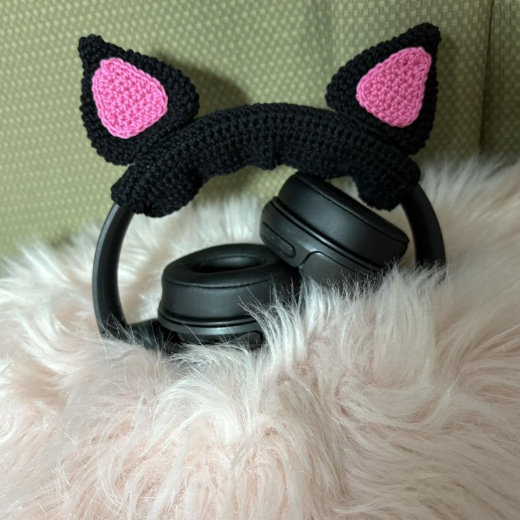 HIGH QUALITY CROCHET HEADPHONE COVER (CUSTOMIZABLE) | Shopee Philippines