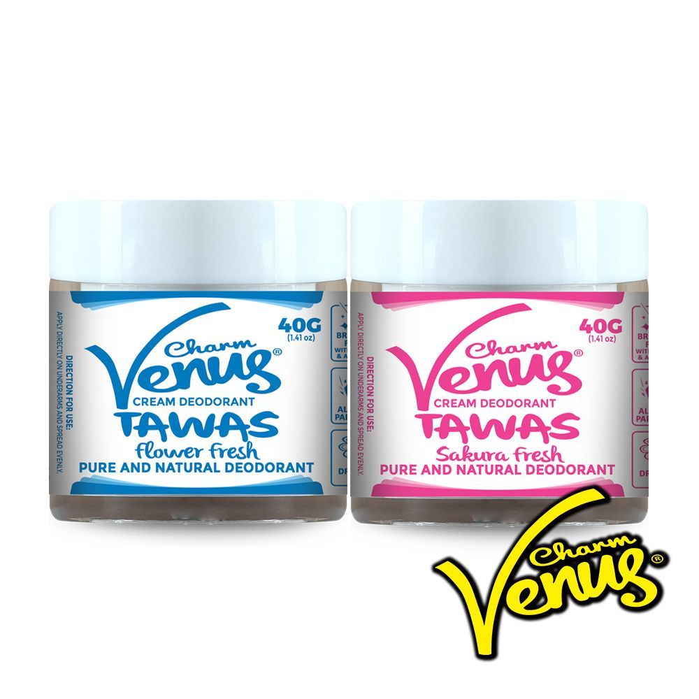 Venus Charm Tawas Cream w/ Whitening 40g | Shopee Philippines