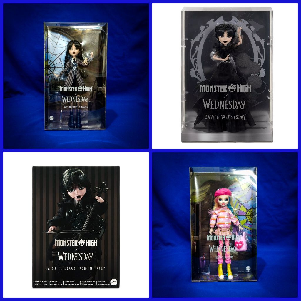 PRE-ORDER Monster High x Wednesday Dolls & Fashion Packs | Shopee ...