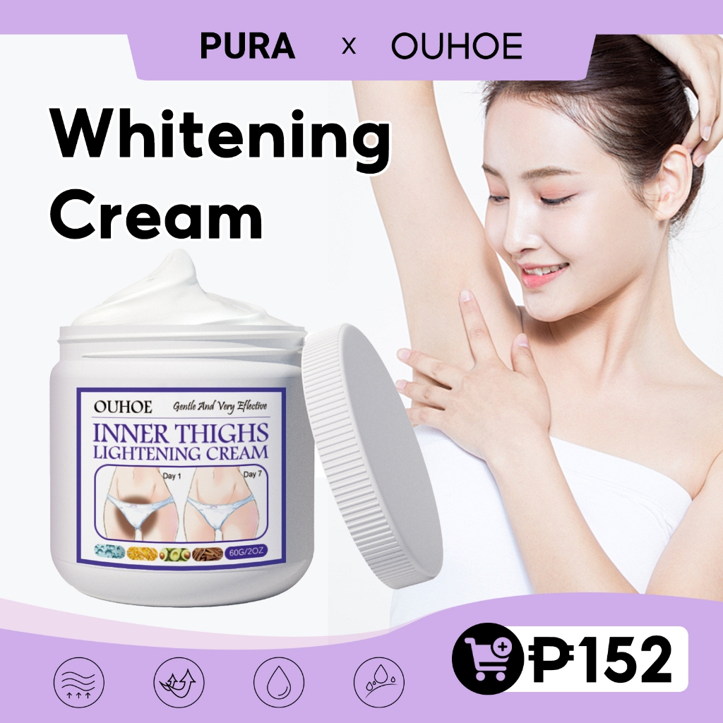 OUHOE Inner Thigh Lightening Whitening Cream 60g Dark Remove Private ...