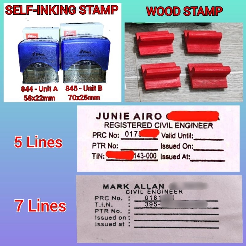 RUBBER STAMPS for Professional | Shopee Philippines