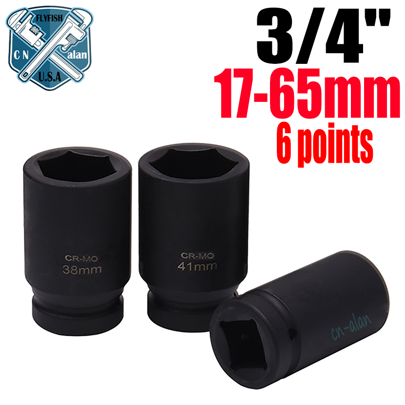 17mm - 65mm 3/4" Impact Long Socket | Shopee Philippines