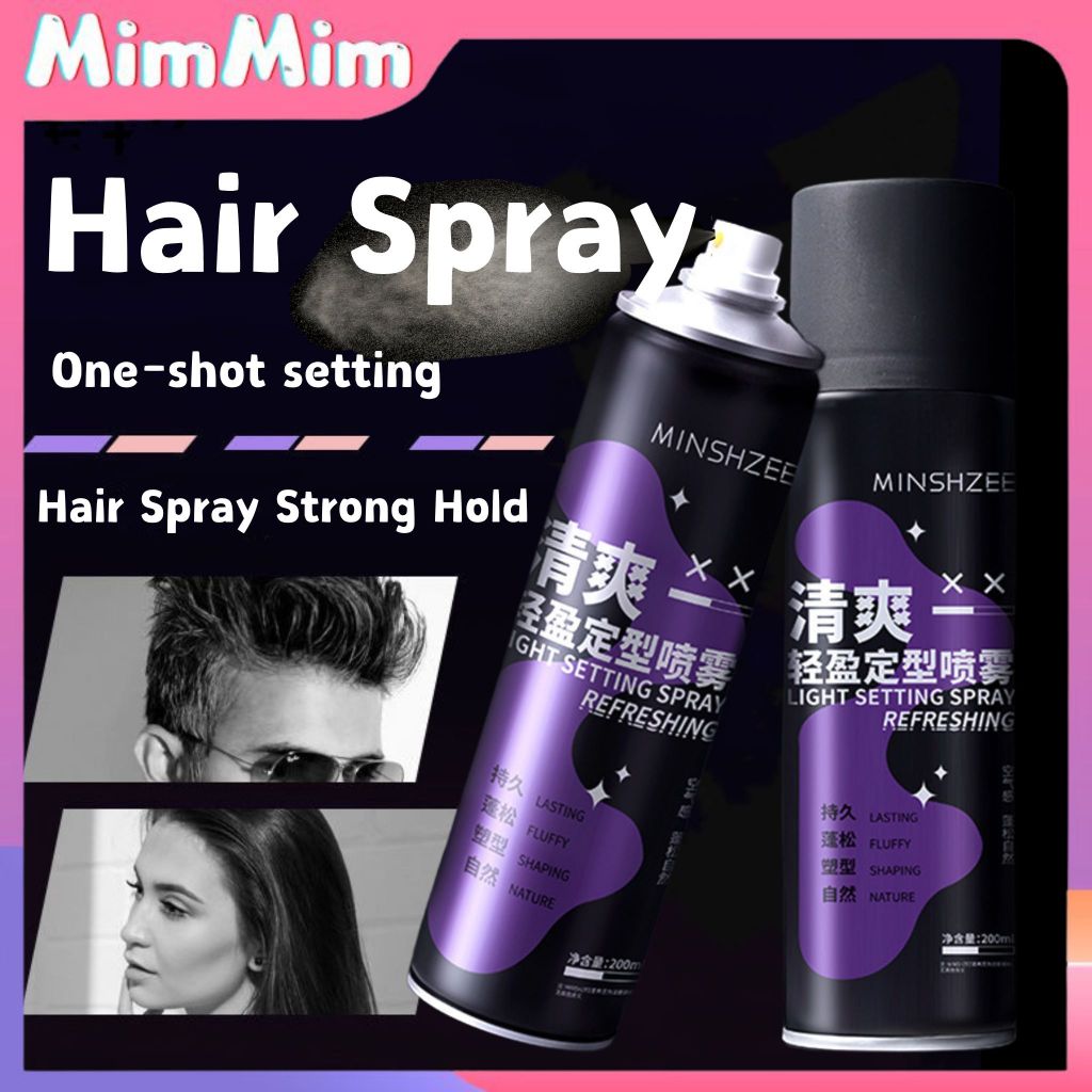 Hair styling Wax Hair Spray Strong Hold setting spray Long-Lasting Hair ...
