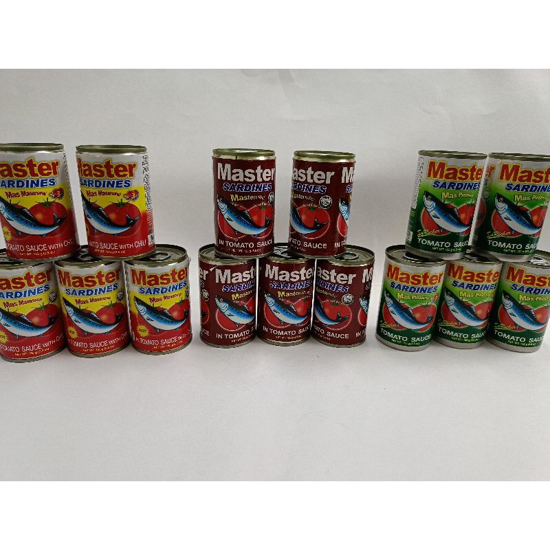 Master Sardines 155g 5's | Shopee Philippines