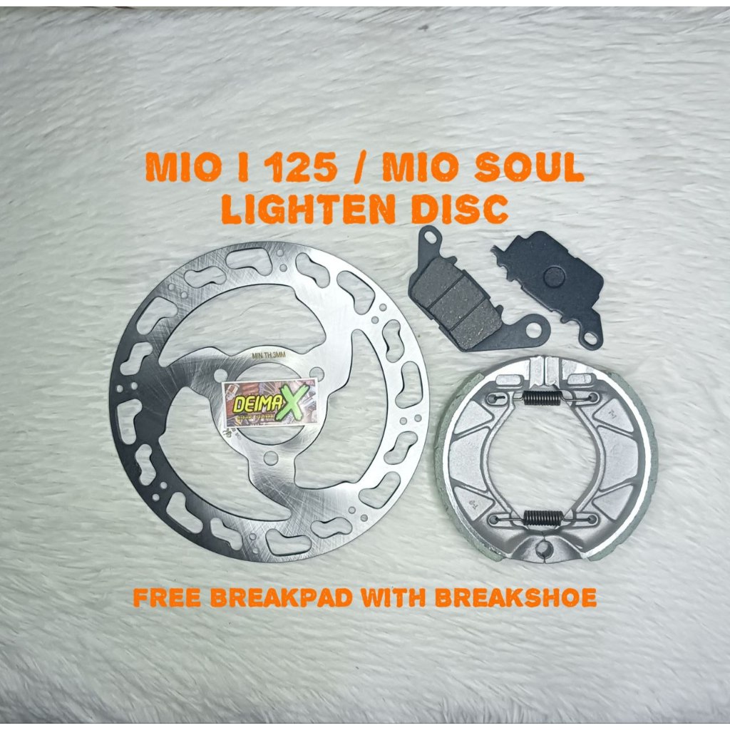 MIO I 125 / MIO M3 LIGHTEN DISC FRONT FREE BREAK PAD | Shopee Philippines