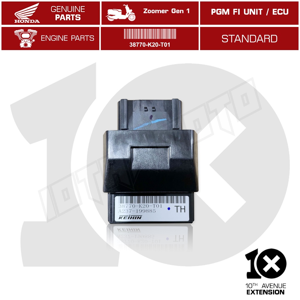 10thX HONDA Genuine PGM Fi Unit / ECU Part No. 38770-K20-T01 for Zoomer ...