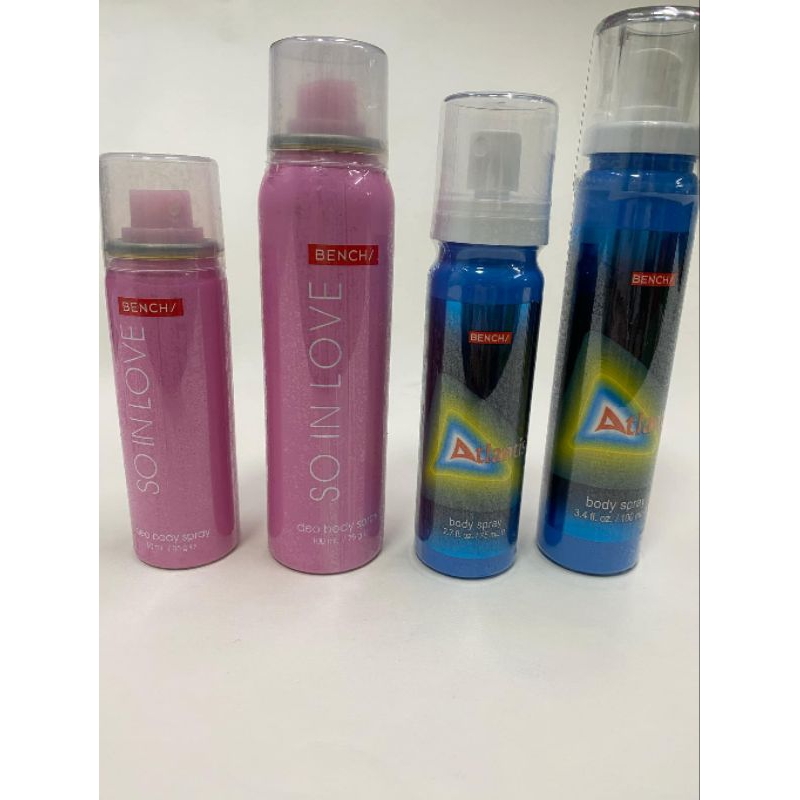Bench Body Spray So Inlove,Atlantis | Shopee Philippines