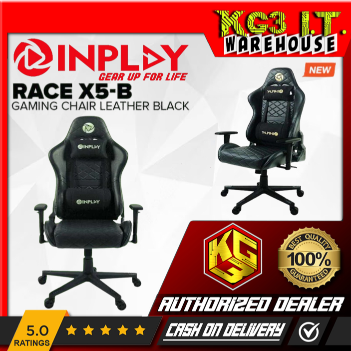Inplay Race X5-B Black | Gaming Chair | Shopee Philippines