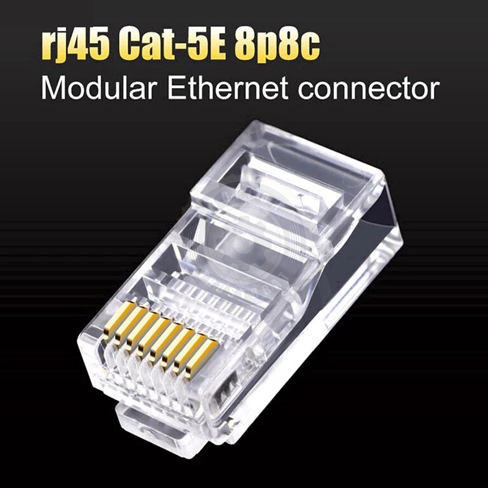 CAT5 RJ45 Ethernet Adapter Gold Plated Network Connector Module ...