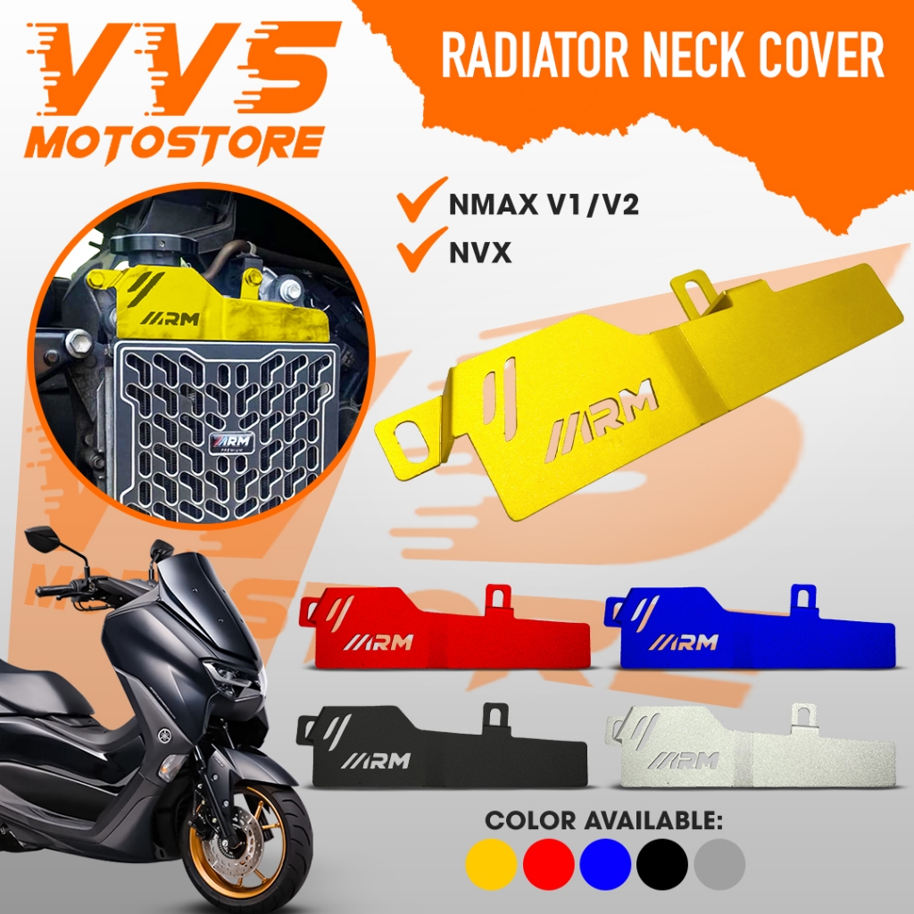 ARM Radiator Neck Cover for NVX/Nmax v1,v2 | Shopee Philippines