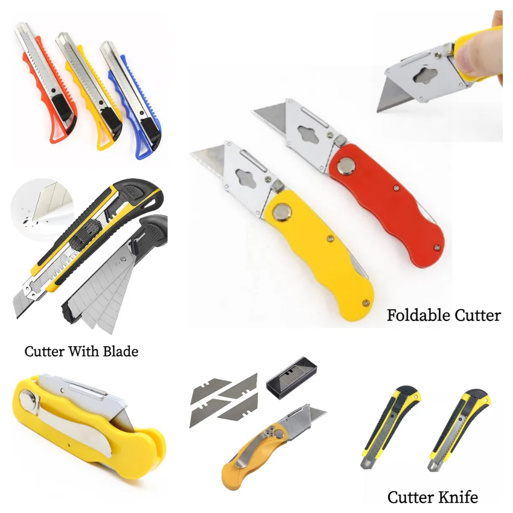 Cutter Knife/ Foldable Cutter/ Cutter Knife with Blade Heavy Duty ...