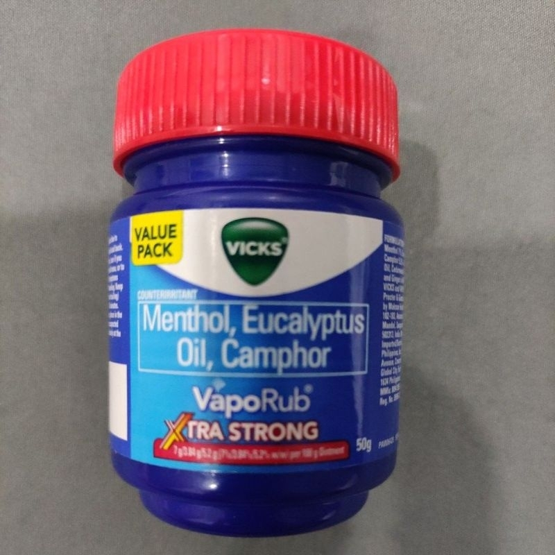 Vicks vaporub 50g Topical for Pain Relief extra strong | Shopee Philippines