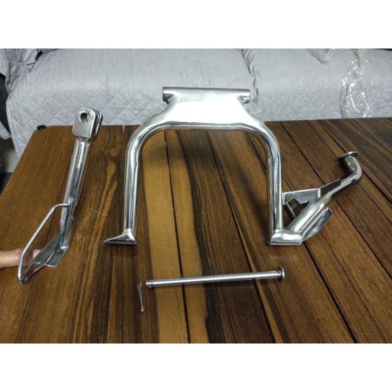 304 pure stainless center stand side stand w/ehe Aerox v2 | Shopee ...