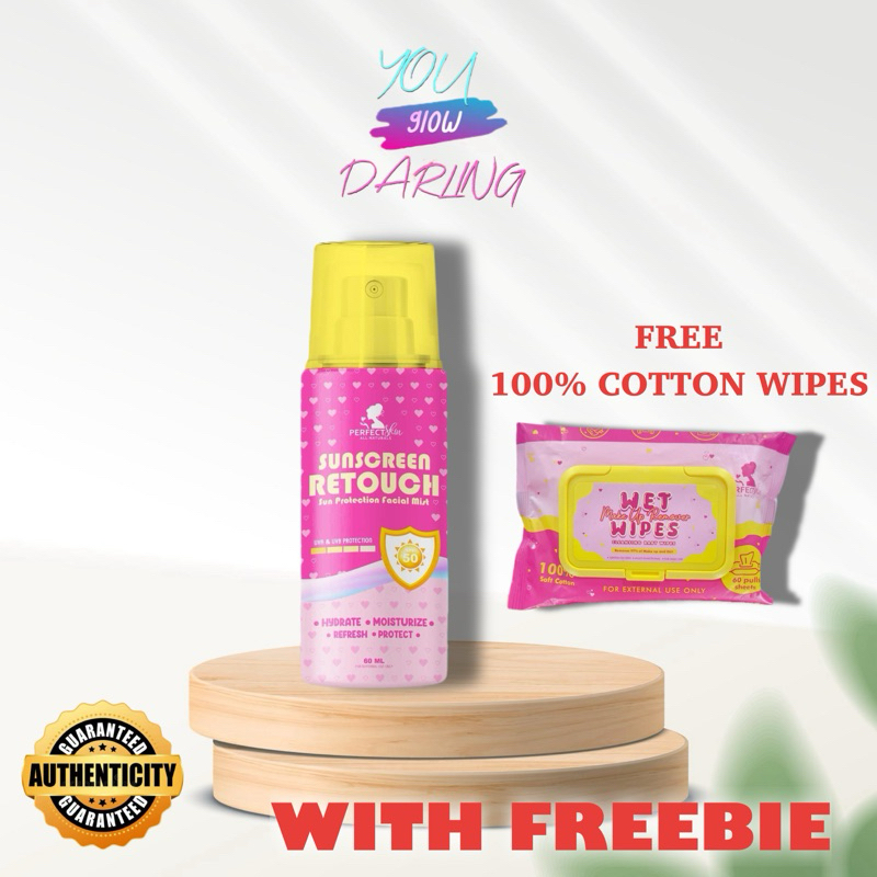 Perfect Skin Sunscreen Retouch Sun Protection Facial Mist SPF50 FREE ...