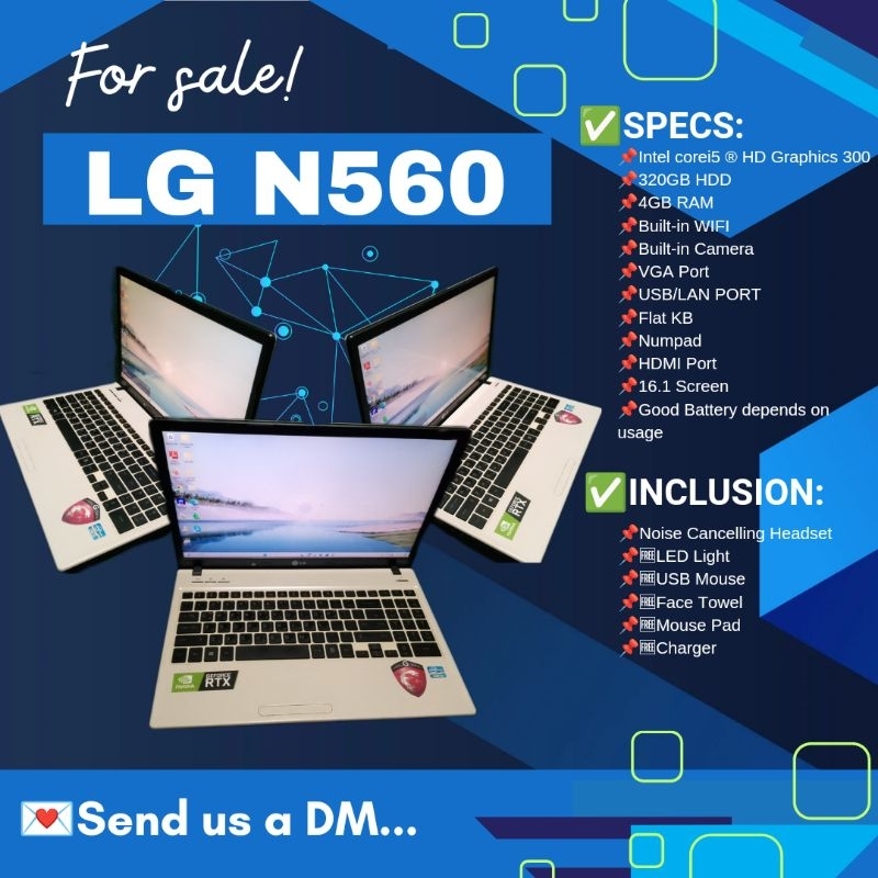 LG N560 Laptop/Secondhand but good as new | Shopee Philippines