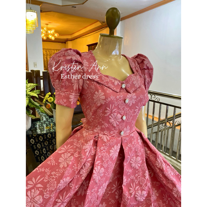 ESTHER DRESS🇮🇹 | Kristin Ann | Puff sleeves | Direct patahian ...