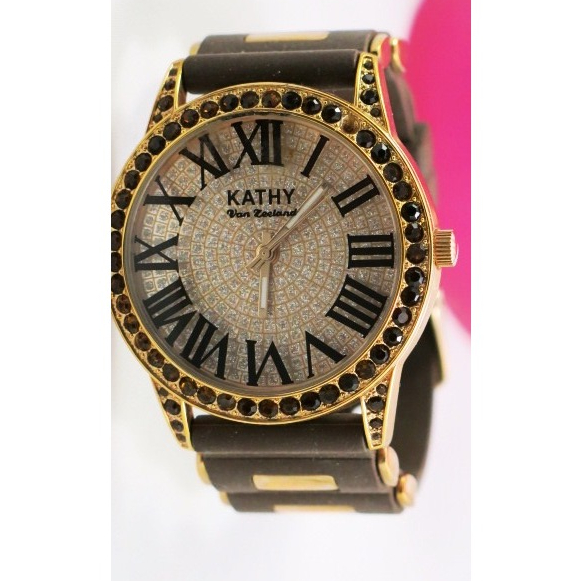 D99:Original Kathy Van Zeeland Analog Watch for Women from USA-Gold ...
