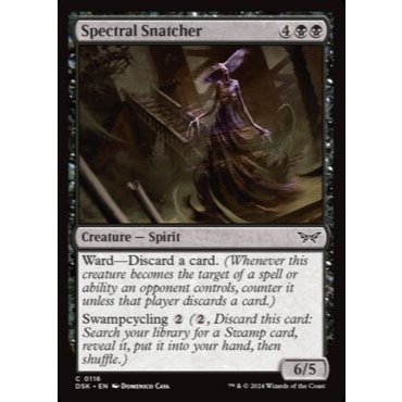 Spectral Snatcher - Duskmourn: House of Horror (DSK) - BLACK | Shopee ...