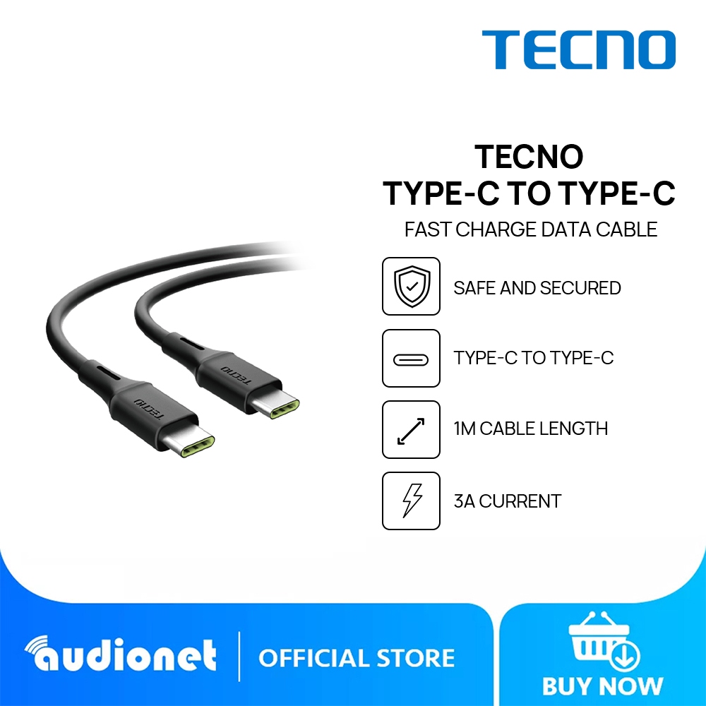 TECNO Type-C to Type-C Data Cable | Shopee Philippines