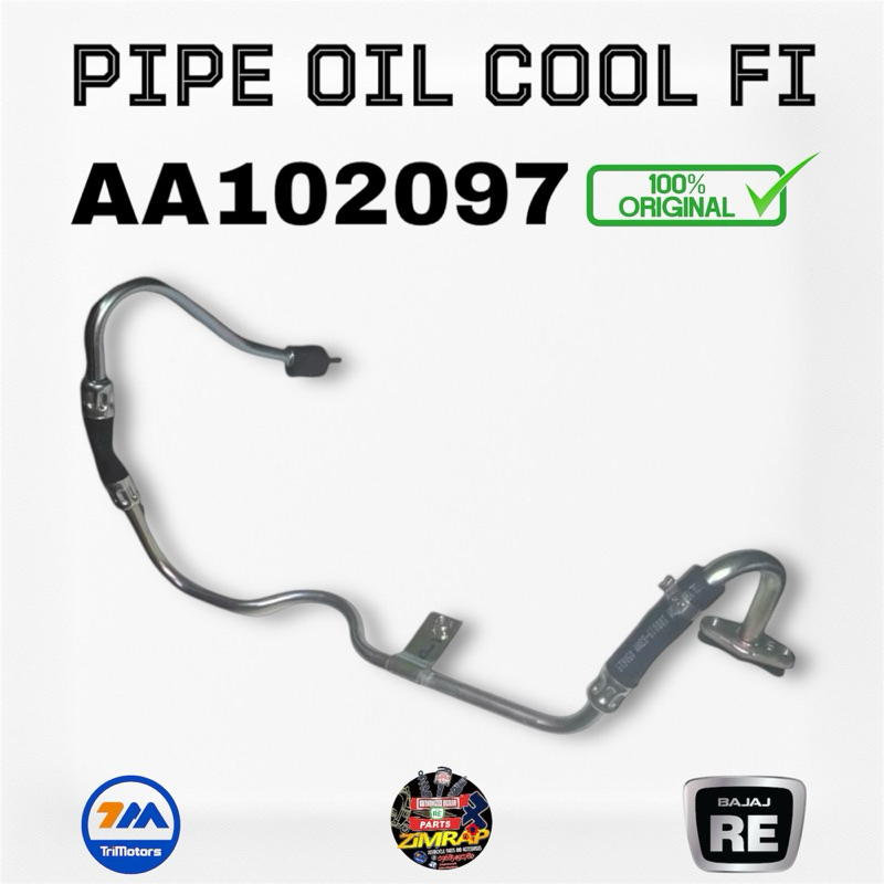 PIPE ASSEMBLY OIL COOL GENUINE BAJAJ RE | Shopee Philippines