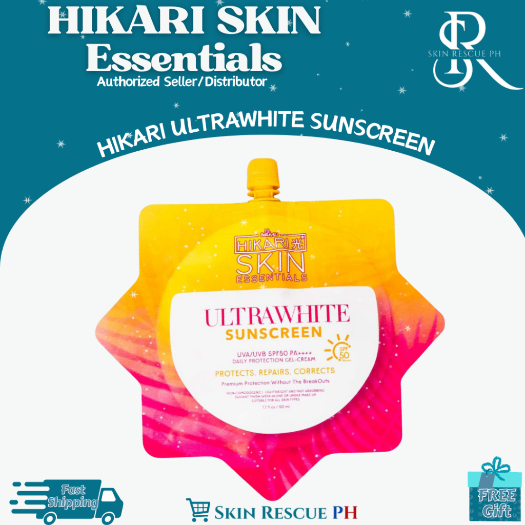 Hikari Skin Ultrawhite Sunscreen SPF 50 Facial Skincare | Shopee ...