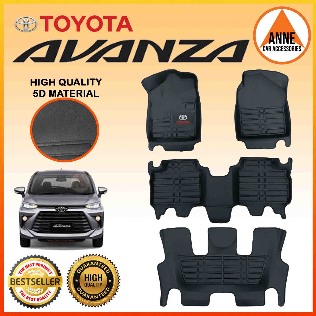 5D/5D CF Car Deep Dish for Toyota Avanza 2012 2013 2014 2015 2016 2017 ...
