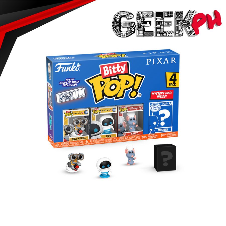 Funko Pixar Bitty Pop! WALL-E Four-Pack sold by Geek PH | Shopee ...