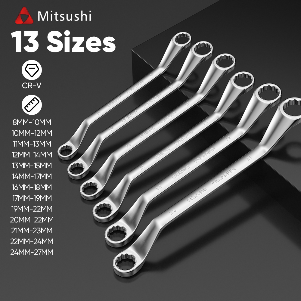 Mitsushi Multiple sizes Double Head Spanner Wrench Dual Multi Purpose ...