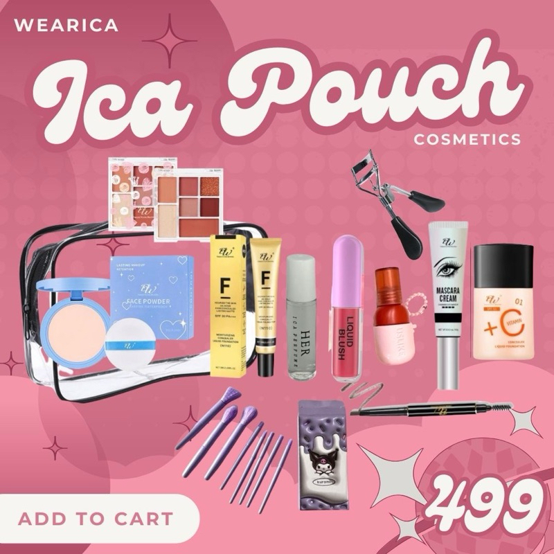 ICA POUCH ALL IN ONE SET | Shopee Philippines