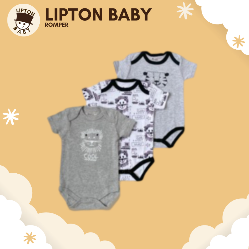 Lipton Baby Romper: Lion Design | Shopee Philippines