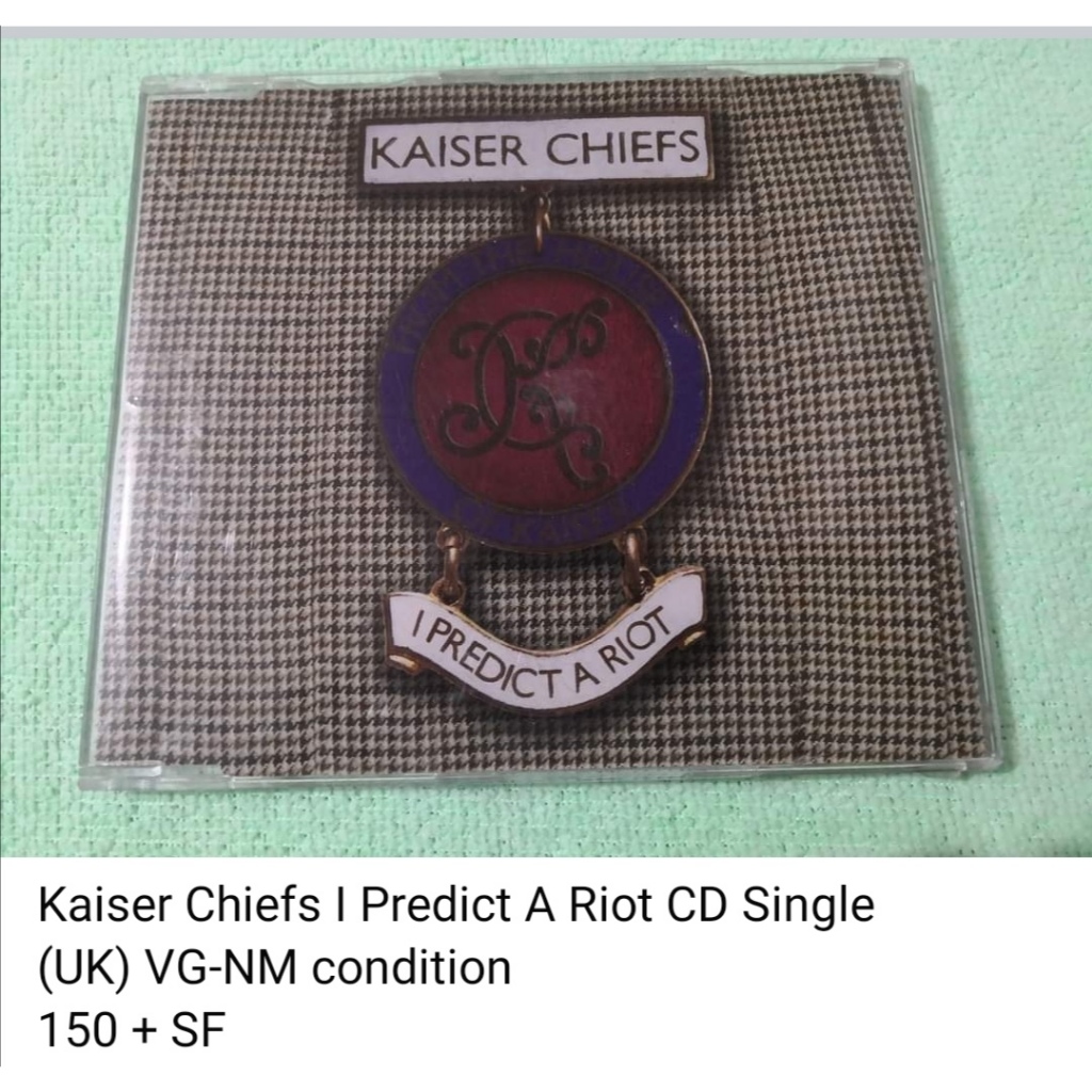Kaiser Chiefs I Predict A Riot , OMG Oh My God CD Single (unsealed ...