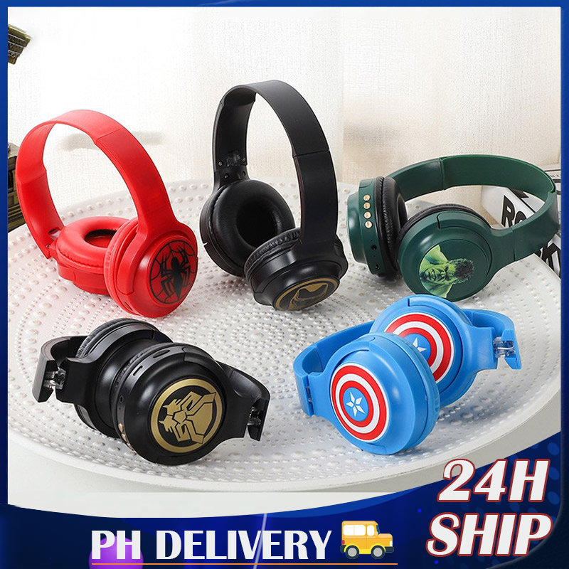 Marvel Avengers Series Bluetooth Headset Spider-Man Noise Cancelling Hi ...