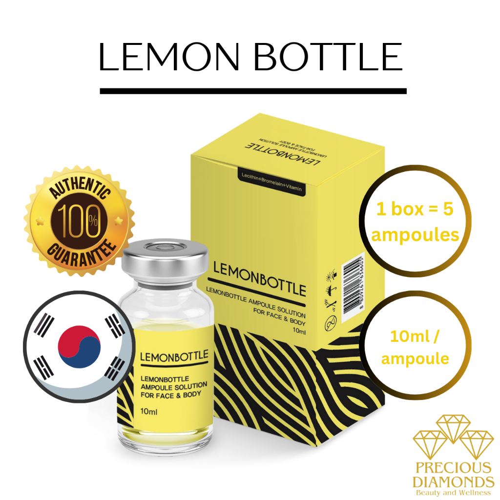 Lemon Bottle Fat Dissolving Solution - Authentic 10ml/vial | Shopee ...
