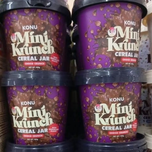 KONU mini Krunch cereal jar Choco crunch 160g | Shopee Philippines
