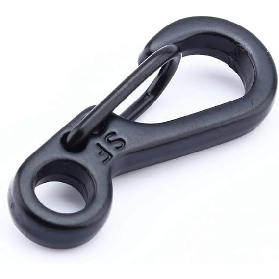 Snap Spring Clip Hook For Paracord Lanyard & ID Lace Mini Carabiner ...