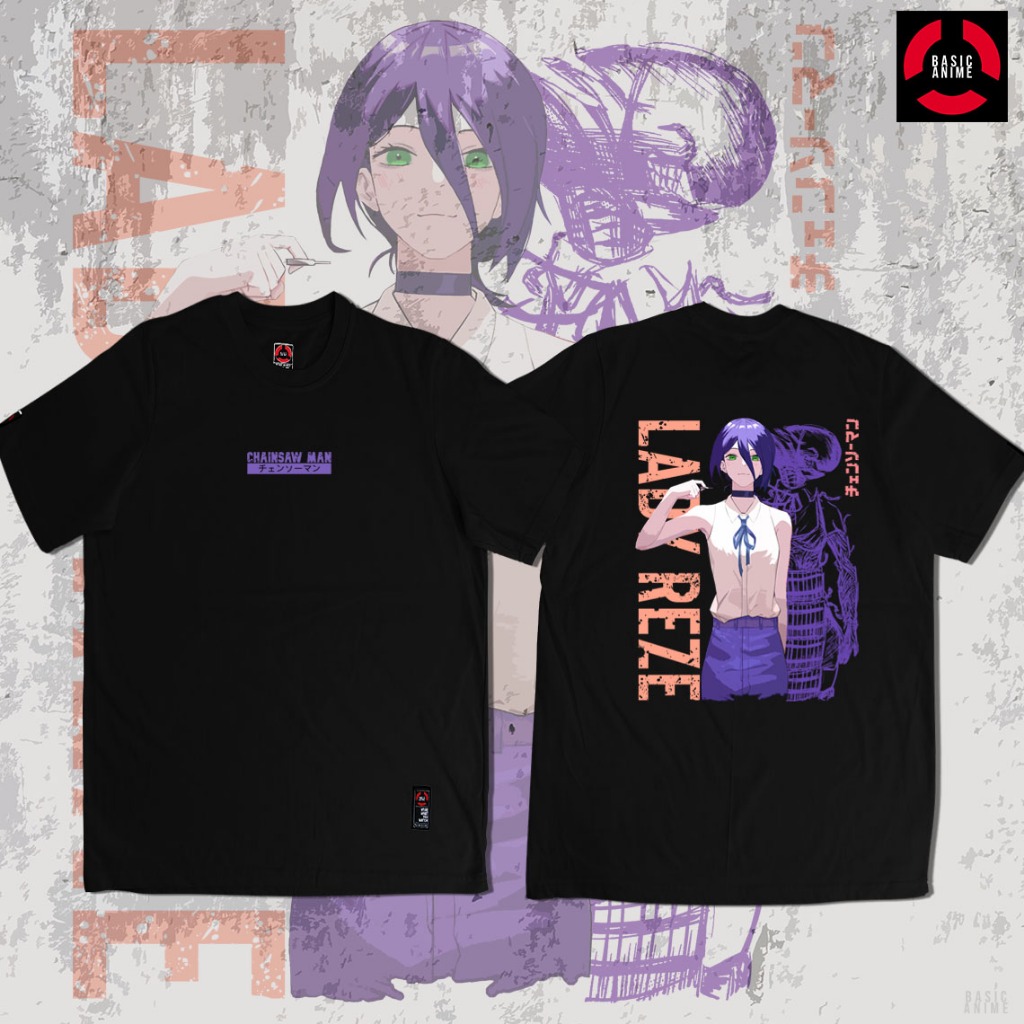 Chainsaw Man - Reze Anime Shirt | Shopee Philippines