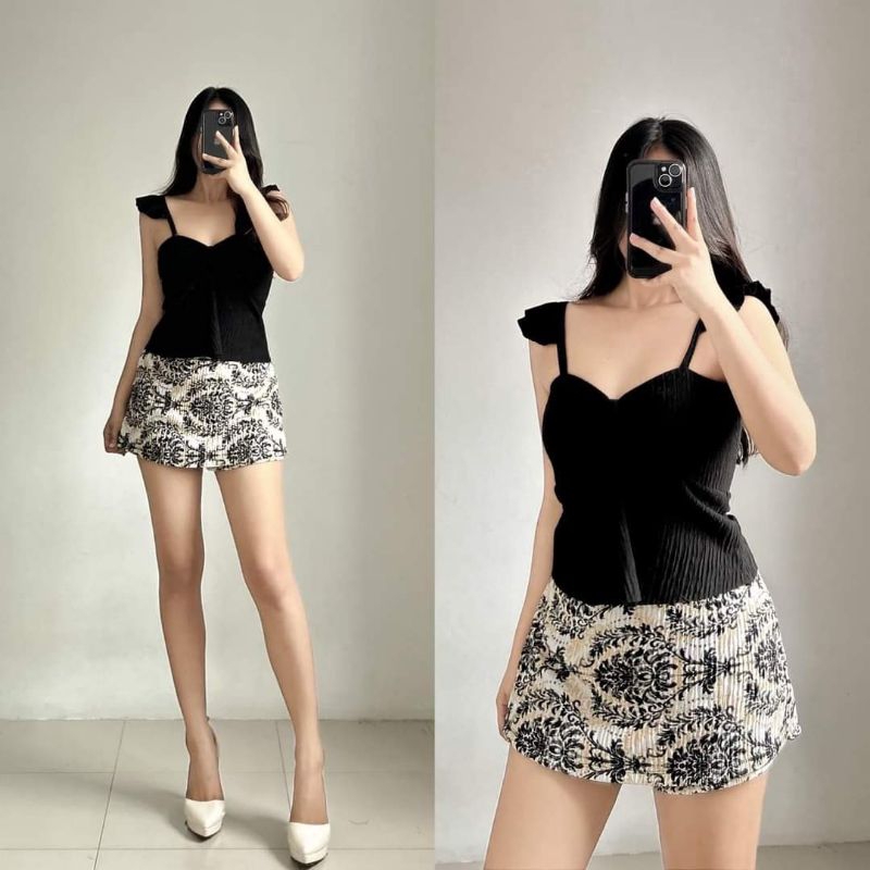 FYANG TOP & SKORT TRENDING OUTFIT JBE CLOTHING | Shopee Philippines