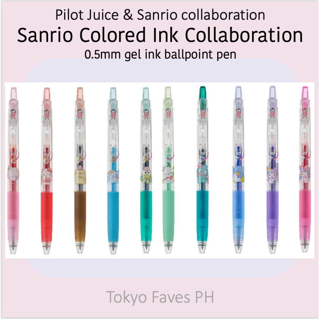 Pilot Juice Sanrio Limited Edition Collaboration Gel Ink Ballpen Set ...