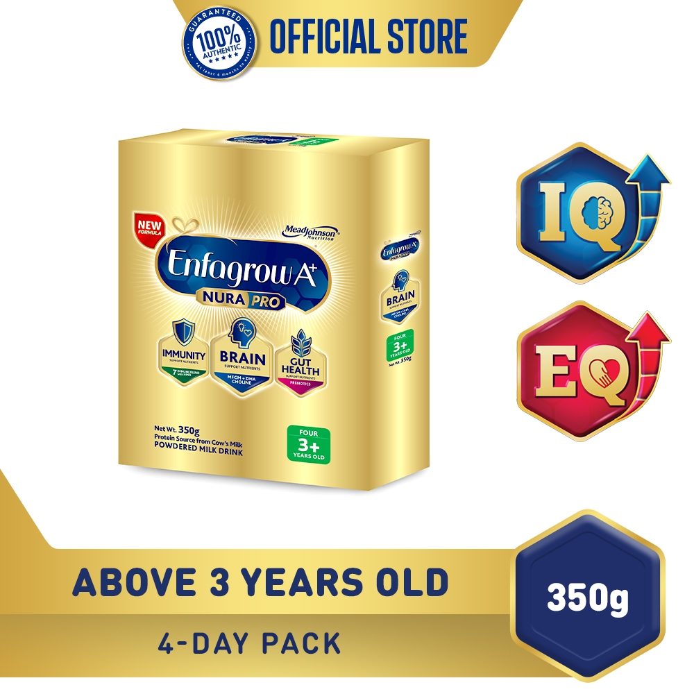 Enfagrow A+ Four Nurapro Powdered Milk Drink for Kids Above 3 Years Old ...