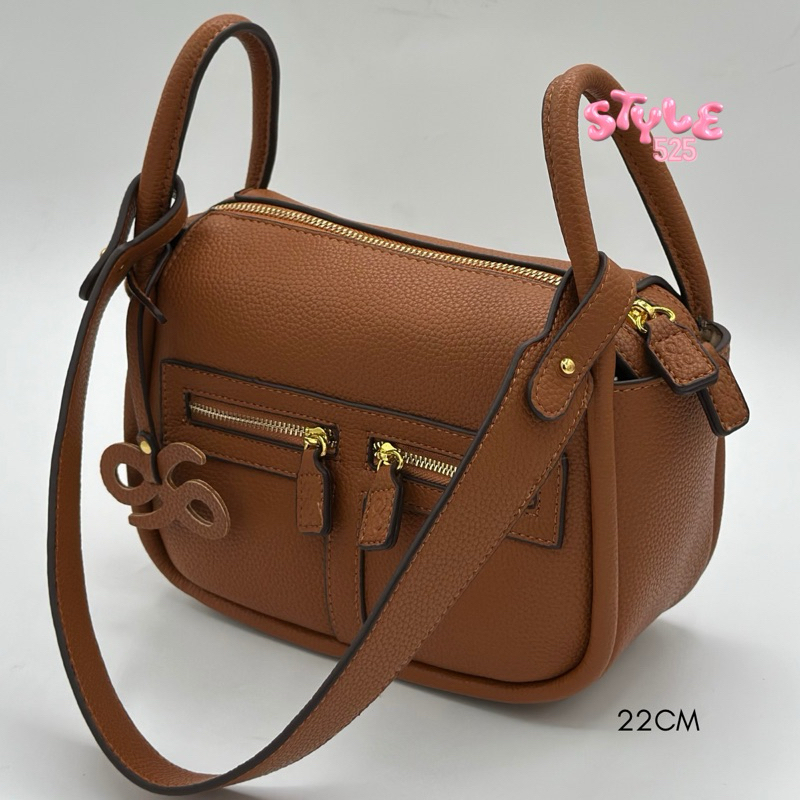 Style525 HOLB ‘ZIPPY’ Premium Quality Leather Crossbody and Shoulder ...