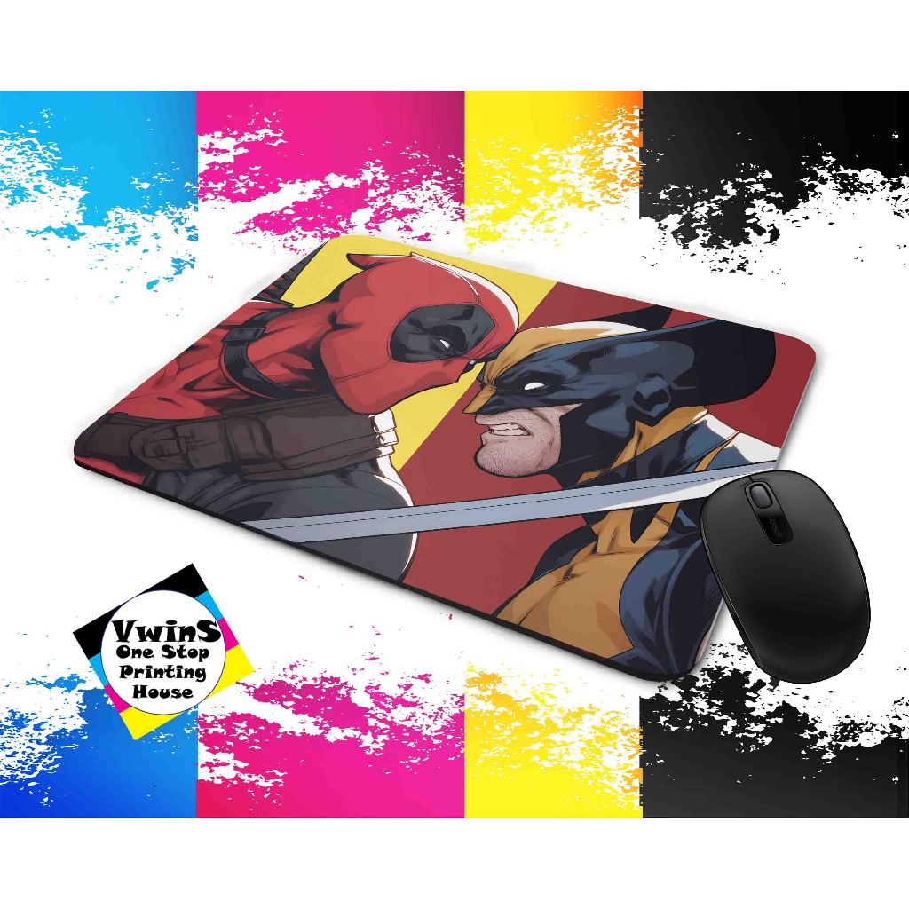 Deadpool & Wolverine Design Mouse Pads! Marvel Studios, Marvel Comics ...