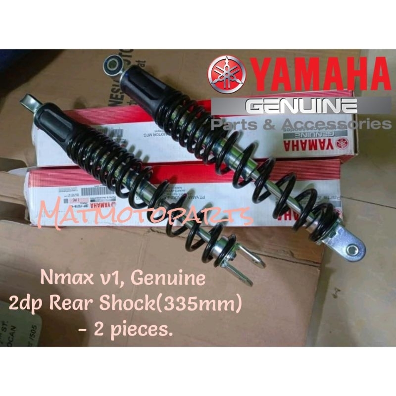 Genuine Rear Shock Nmax v1 -335 mm (SOLD SET 2 pcs.) Stock Original ...