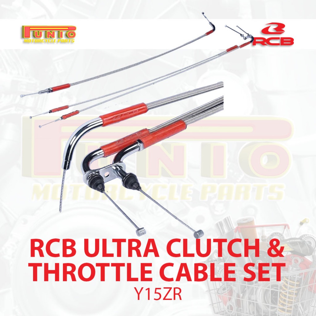 RCB Ultra Clutch & Throttle Cable Set for Yamaha Sniper 150 and Sniper ...