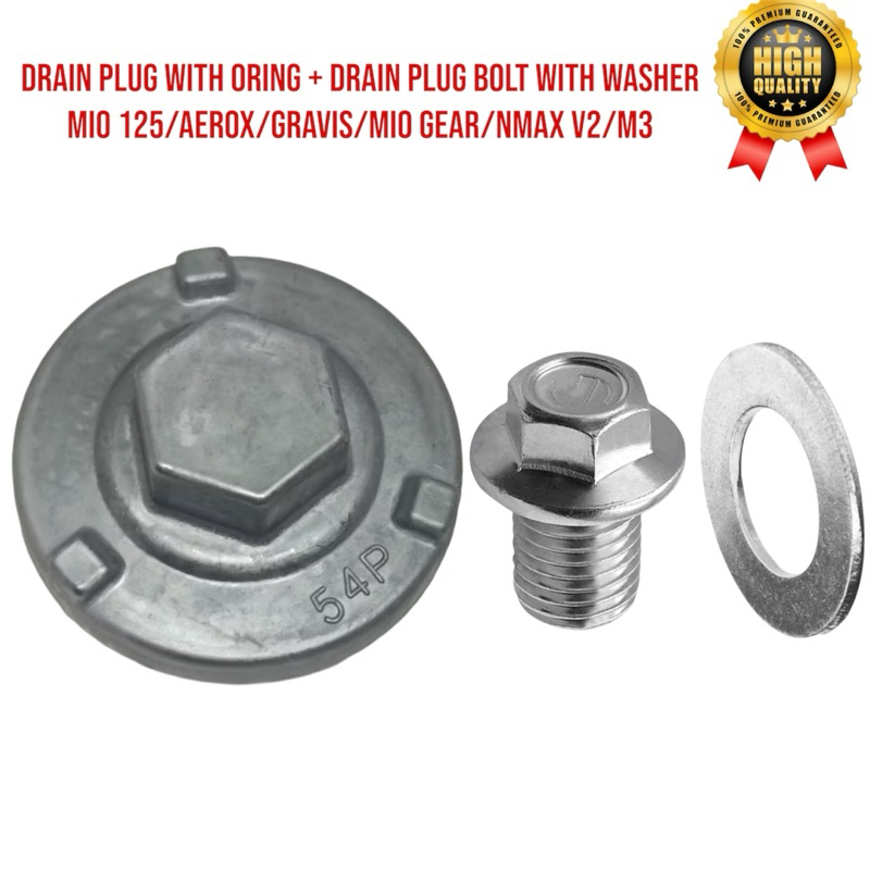DRAIN PLUG AND BOLT (SET) FOR MIO 125/AEROX/NMAX V2/ MIO GEAR/ MIO GRAVIS | Shopee Philippines